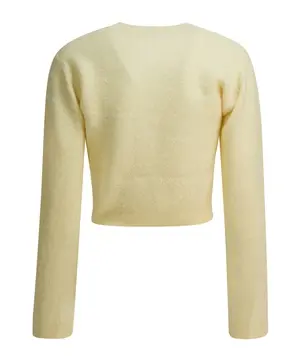 Auralee Garment-dyed Knit Crew-neck Cardigan - No