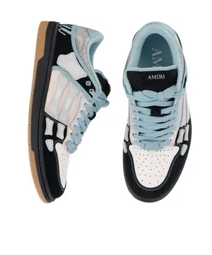 Amiri Round Toe Lace-up Sneakers - Multicolor