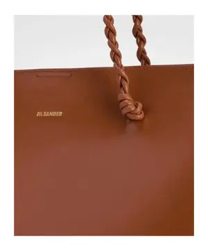 JIL SANDER Gle Tote Bag With Knotted Top Handles - Tan