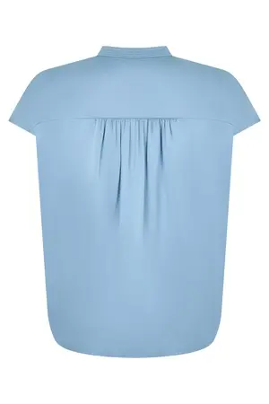 Vince Short Sleeve Pleated Shirt
