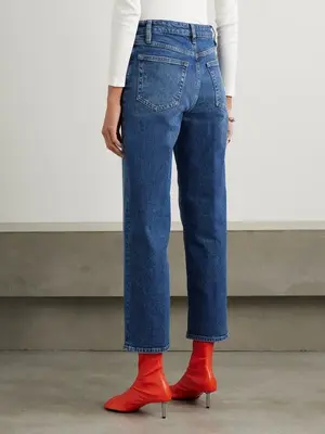 FRAME High Waist Wide Leg Jeans