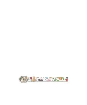 Gucci Gg Plaque Reversible Belt - Orange