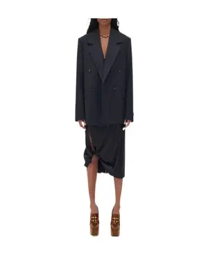 Bottega Veneta Pinstripe Shirt Jacket