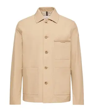 Moncler Nanaiv Seersucker Shirt Jacket