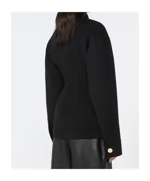 Sportmax Egeo Button-up Jacket With Drop Shoulder