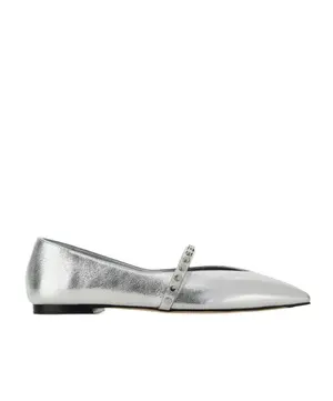 Alexander Mcqueen Metal Flats For Women