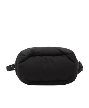 Moncler Padded Tote Bag With Logo Patch - Black