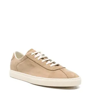 COMMON PROJECTS Round Toe Lace-up Low-top Sneakers - Nude