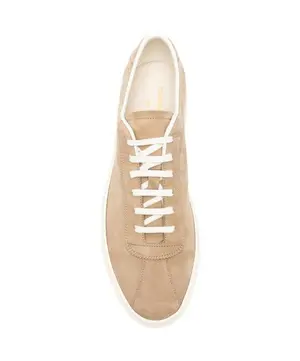 COMMON PROJECTS Round Toe Lace-up Low-top Sneakers - Nude
