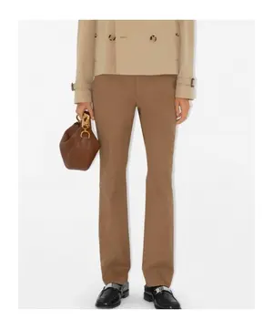 Burberry Tapered-leg Tailored Trousers - Cocoa