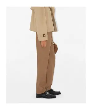 Burberry Tapered-leg Tailored Trousers - Cocoa