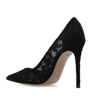 GIANVITO ROSSI Pointed-toe Lace Pumps