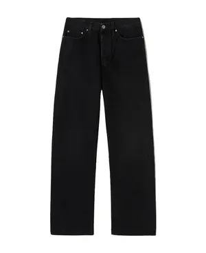 TOTEME Twisted Seam Mid-rise Jeans - Black