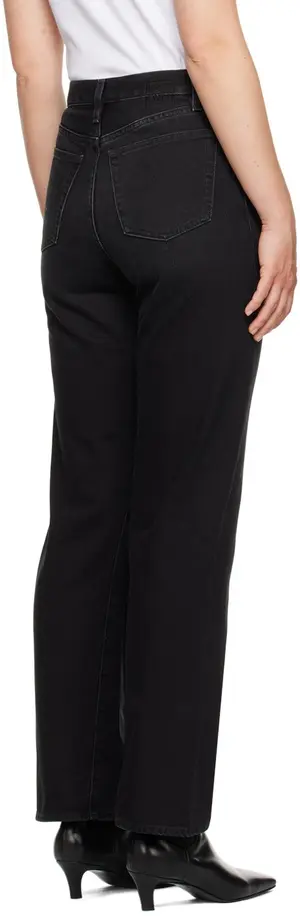 TOTEME Twisted Seam Mid-rise Jeans - Black