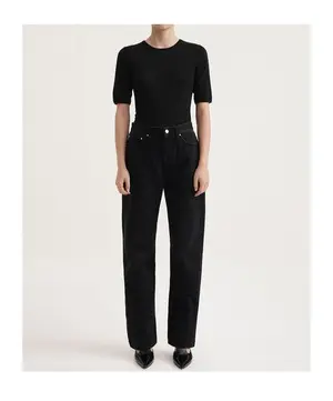 TOTEME Twisted Seam Straight Leg Jeans