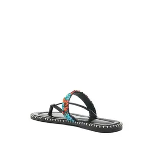 Dries Van Noten Embellished Round Toe Slippers