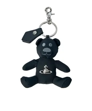 VIVIENNE WESTWOOD Bear Charm Keyring - Black