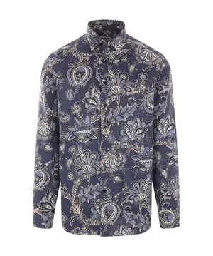 Etro Floral Printed Paisley Shirt