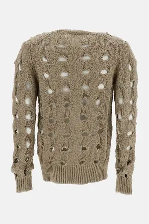 Comme Des Garçons Crew Neck Long Sleeve Knitwear