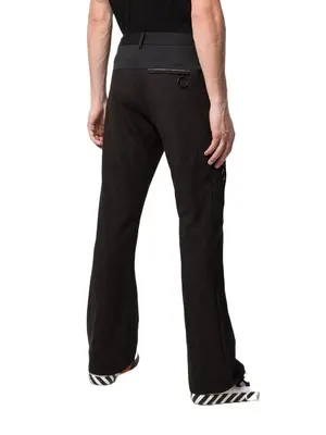 Off-White Flared Logo Trousers