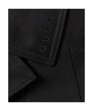 Gucci Drawstring Short Car Coat