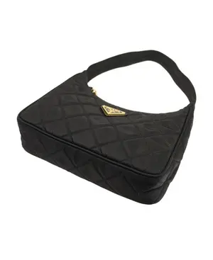 Prada Quilted Zippered Shoulder Bag