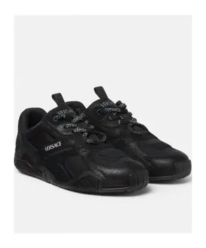 Versace Galaxia Lace-up Sneakers - Black