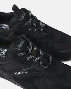 Versace Galaxia Lace-up Sneakers - Black