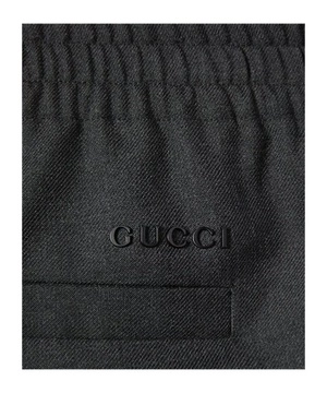 Gucci Tailored Pressed Crease Trousers - Black