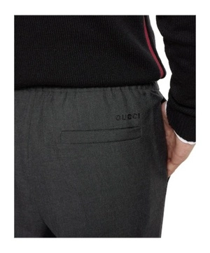 Gucci Tailored Pressed Crease Trousers - Black