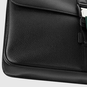 Gucci Medium Business Case With Web Detail