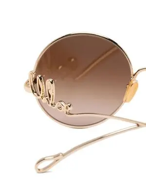 Chloé Round Frame Sunglasses - Brown