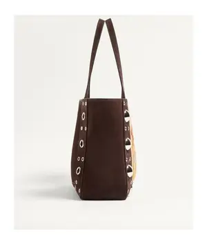 Valentino Garavani Vlogo Plaque Floral Embroidered Tote Bag