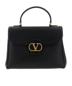 Valentino Garavani V Logo Large Shoulder Bag