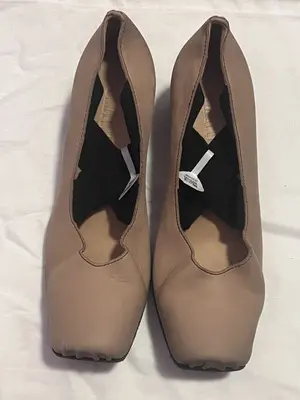 UMA WANG Contrasting Toe-cap Pumps - Brown