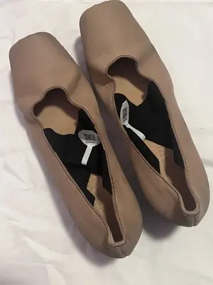 UMA WANG Contrasting Toe-cap Pumps - Brown