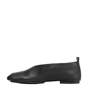 UMA WANG Asymmetric Toe Leather Ballerinas