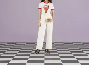 Gucci Ice Cream Sequin Embroidered T-shirt - Ivory