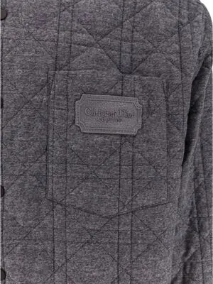 Dior Cannage Overshirt With Embroidery