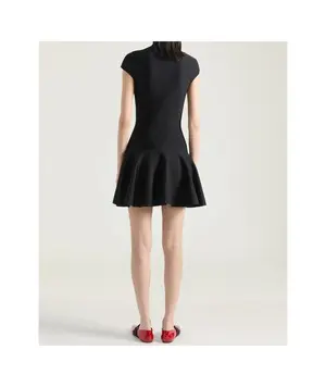 Givenchy Flared Mini Dress With High Collar