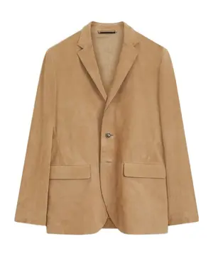 Hugo Boss Single-breasted Suede Blazer