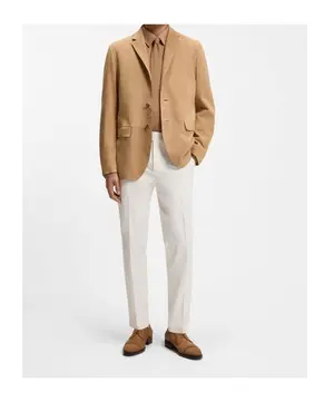 Hugo Boss Single-breasted Suede Blazer