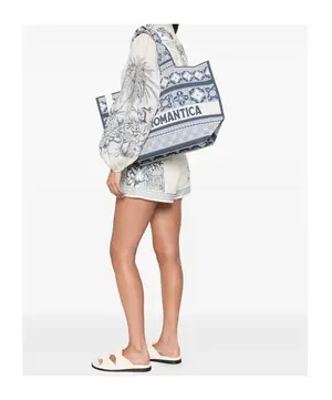 ALEMAIS Villa Romantica Tote Bag - Blue