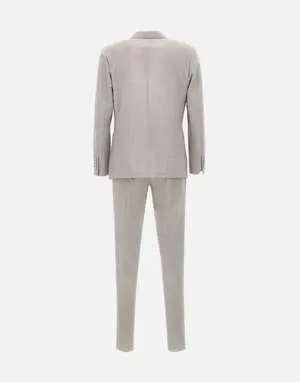 Eleventy Double-breasted Slim-fit Suit