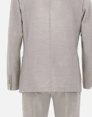 Eleventy Double-breasted Slim-fit Suit