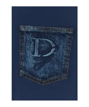 Dolce & Gabbana Dolce Gabbana Logo Detailed Jersey T-shirt - Blue