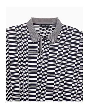 Giorgio Armani Striped Polo Shirt