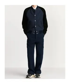 Dior Cotton Twill Cargo Pants With Ribbon Logo