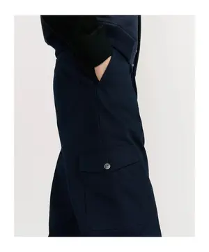 Dior Cotton Twill Cargo Pants With Ribbon Logo