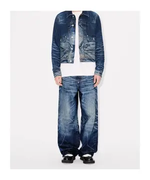 Kenzo Logo Patch Denim Jacket